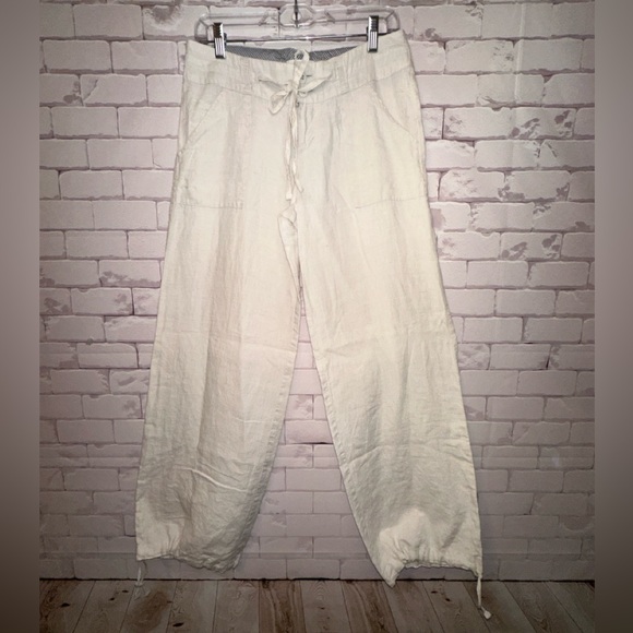 Love Tree | Pants & Jumpsuits | Womens Size Medium Linen Drawstring ...